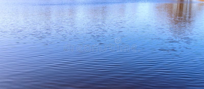 Beautiful Smooth Water Surface Texture with Small Waves and Sunlight ...