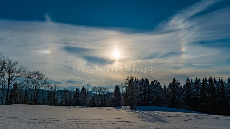 The Beautiful Eistobel in Winter Stock Image - Image of canyon, nature ...