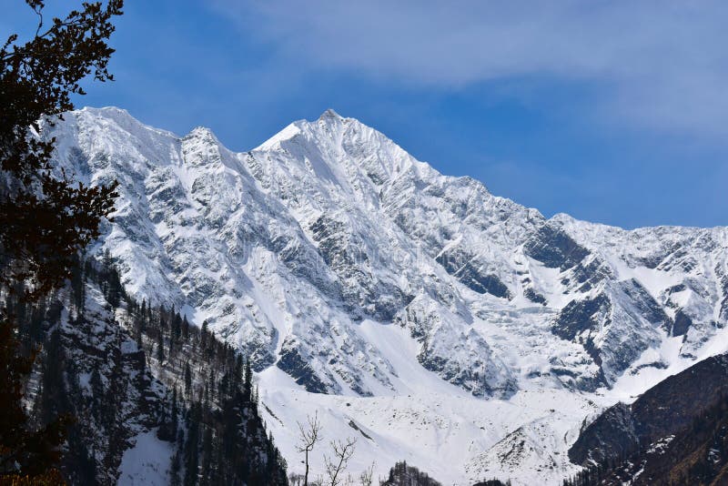 Beautiful Snow Glacier Full of Snow Stock Photo - Image of white ...