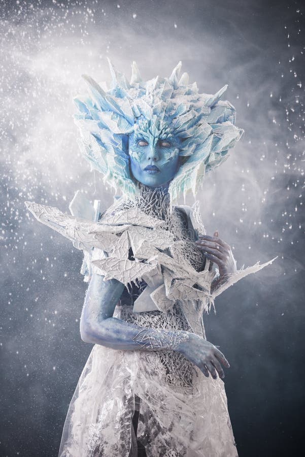 Beautiful Snow Queen stock photo. Image of frost, princess - 102910472