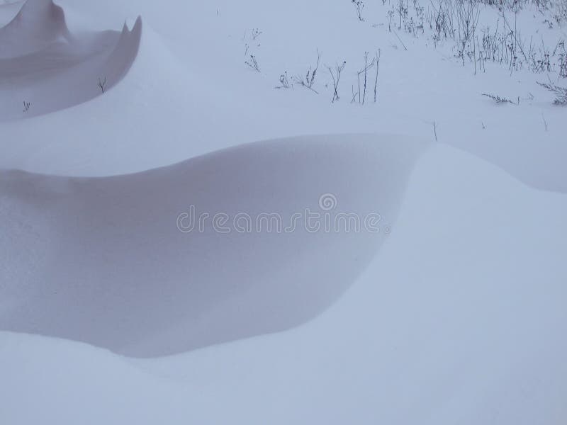 Beautiful Snowdrift As Background, Closeup View. Winter Weather Stock ...