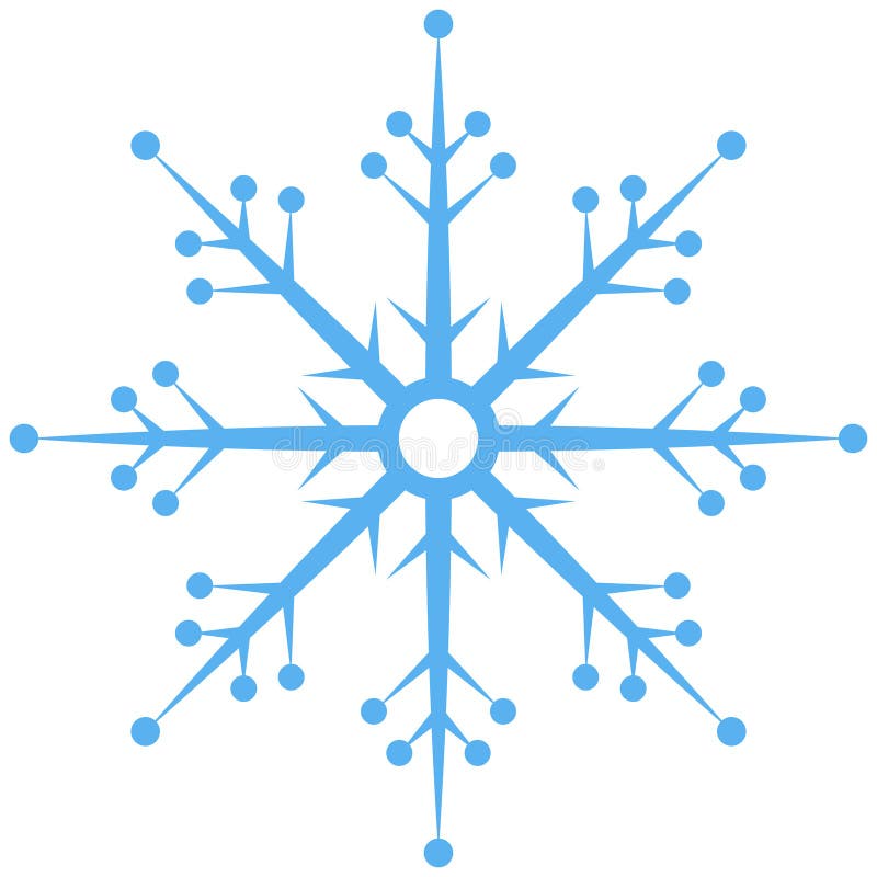 Beautiful Snowflake. Snowflake Isolated on White Background. Stock ...