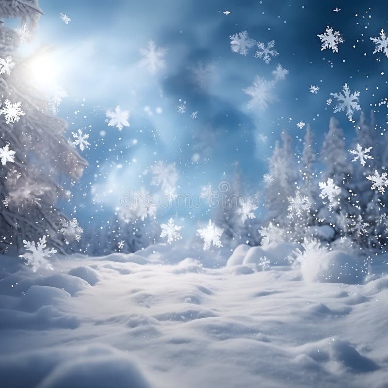 A Beautiful Snowy Winter Landscape Generated by Artificial Intelligence ...