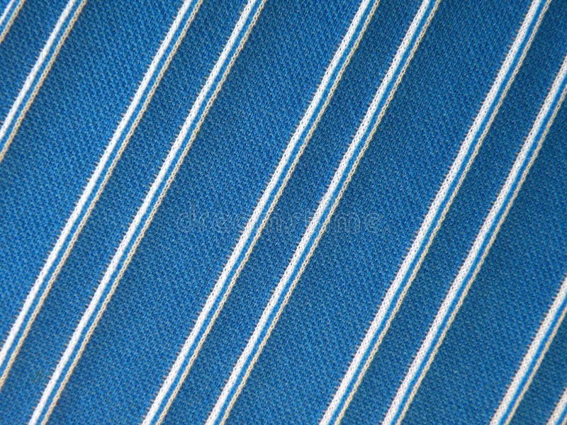 Blue Fabric with White Lines Stock Image - Image of cloth, background ...