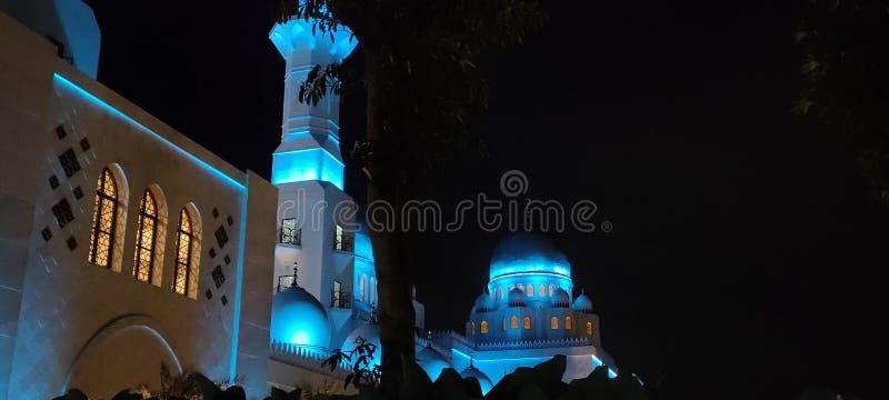 The Beautiful Solo Syech Mosque Relegion Stock Photo - Image of solo ...