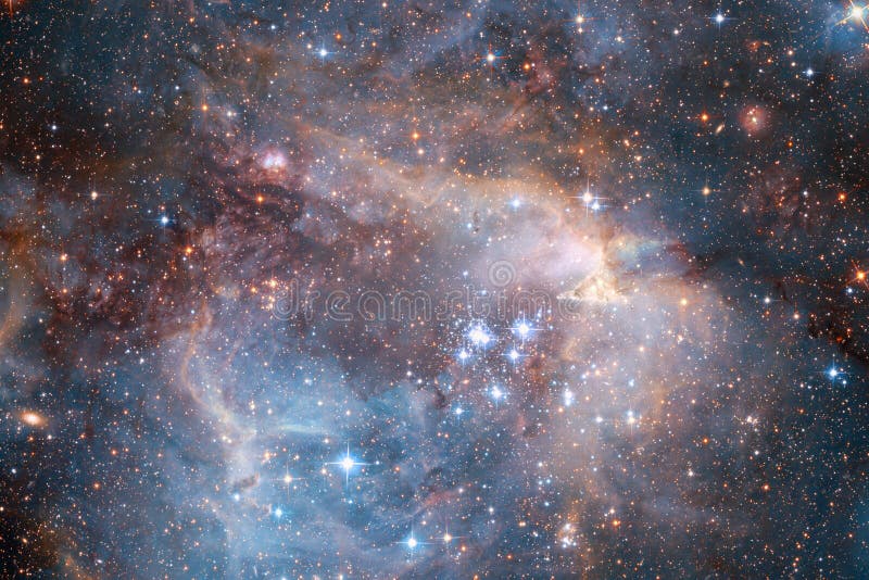 Beautiful Space Background. Cosmoc Art Stock Image - Image of light ...