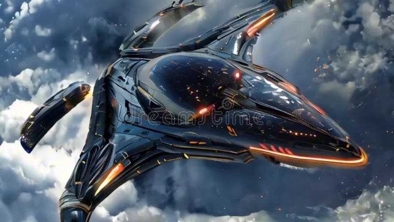 Beautiful Space Rocket Soars into Deep Sky with Bright Meteorites ...