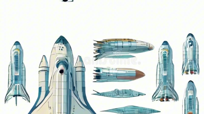 Beautiful Space Rocket Soars into Deep Sky with Bright Meteorites ...