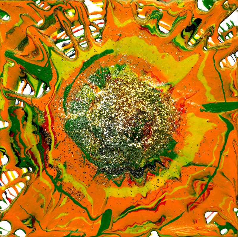 A Beautiful Spin Art Done by a Child Stock Illustration - Illustration ...