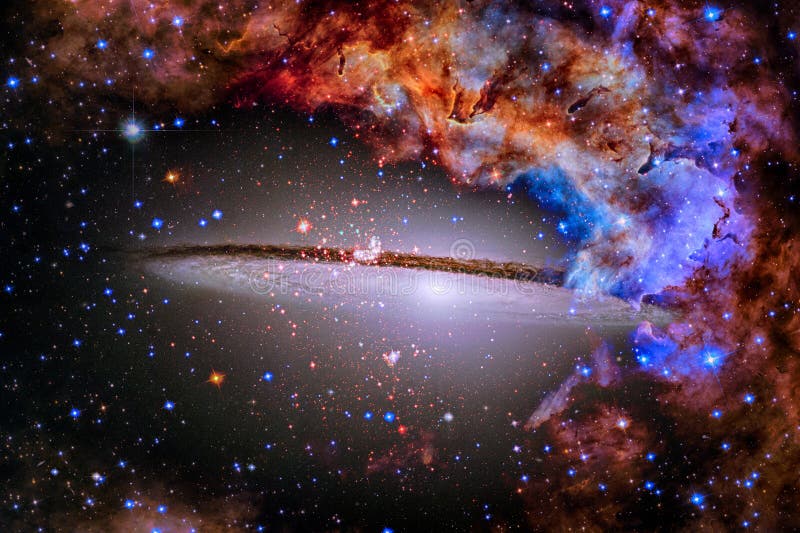 Beautiful Spiral Galaxy in Outer Space. Elements of this Image ...