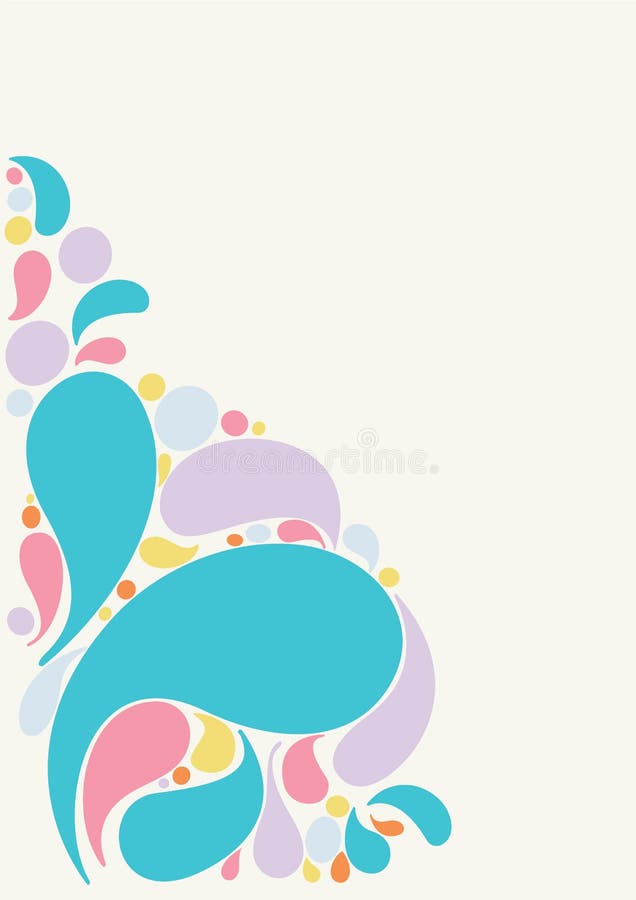 Beautiful Splash Drops Background Design Stock Vector - Illustration of ...