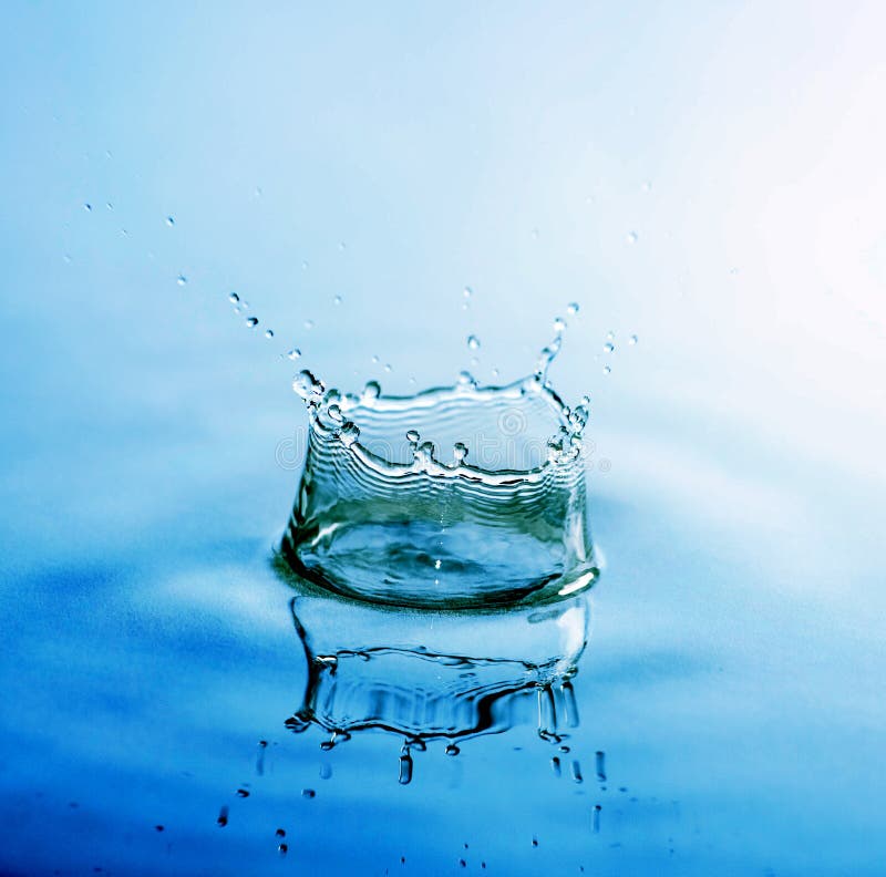 Beautiful Splash of Water Drops Stock Image - Image of beauty, rain ...