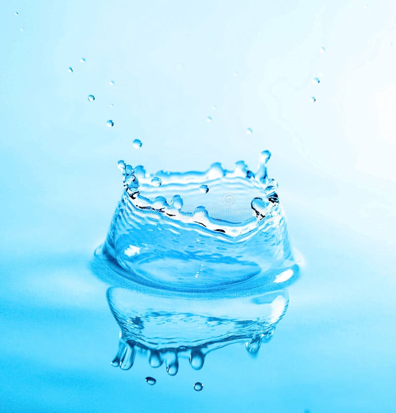 Beautiful Splash of Water Drops Stock Photo - Image of energy, moment ...