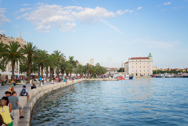 Beautiful Split editorial stock photo. Image of architecture - 47058018