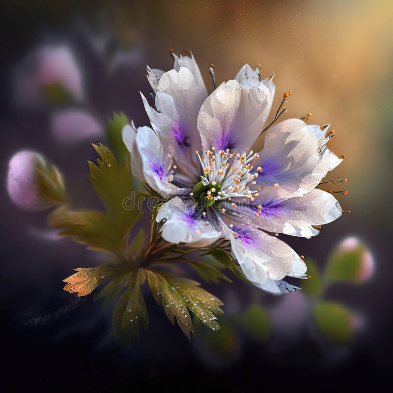 Beautiful Spring Fower. Generative AI Stock Illustration - Illustration ...