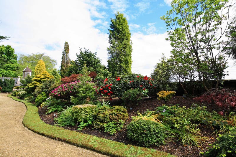 Beautiful spring garden stock photo. Image of blooming - 31335508