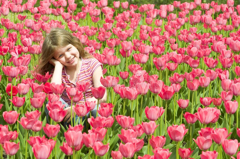 Beautiful Spring Girl stock image. Image of colored, caucasian - 14200119