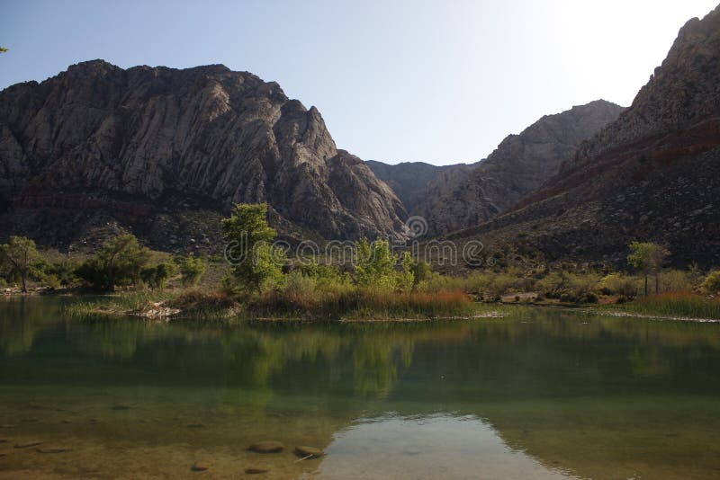 Beautiful Spring Mountain Ranch State Park Stock Photo - Image of ...