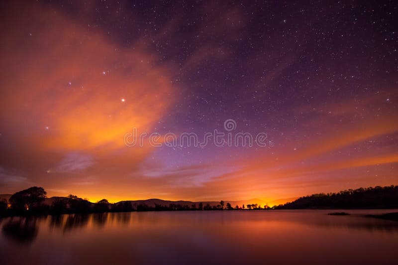 Spring night in athens stock image. Image of spring, nostalgia - 55186645