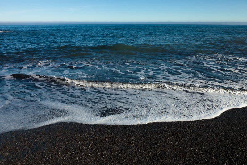 Beautiful Spring Sea Landscape of Iceland Stock Photo - Image of ...