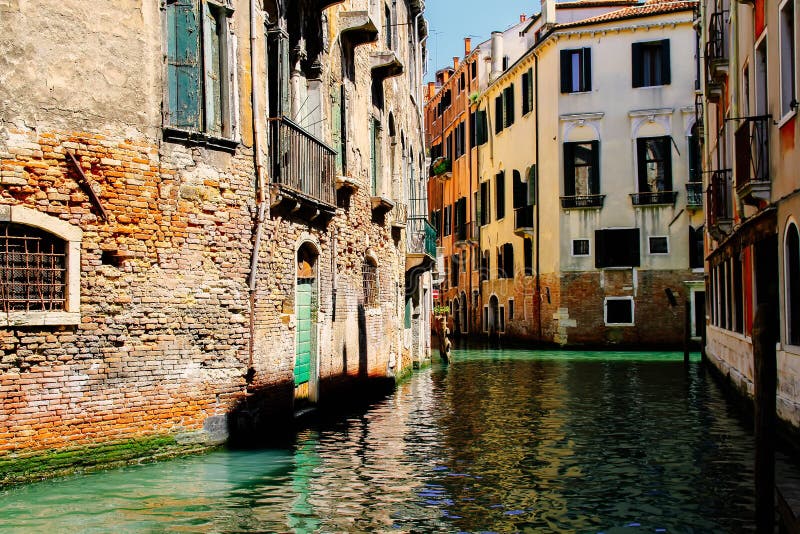 Beautiful Spring Venice and Its Canals. Stock Photo - Image of spring ...