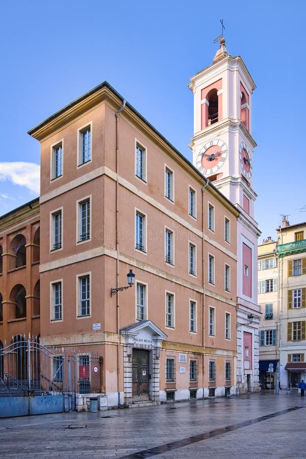 Beautiful Square in the City of Nice Editorial Stock Image - Image of ...