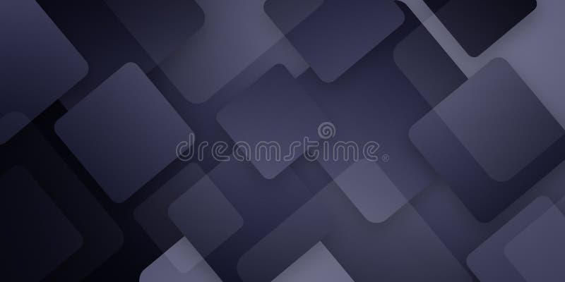 Square Shapes Composition Geometric Abstract Background. 3D Shadow ...