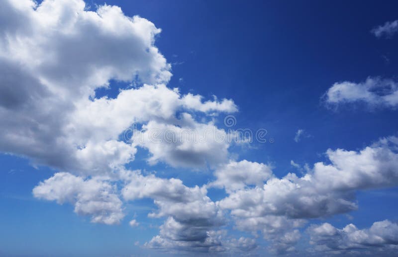 Beautiful Stacking Clouds during the Day Stock Photo - Image of light ...