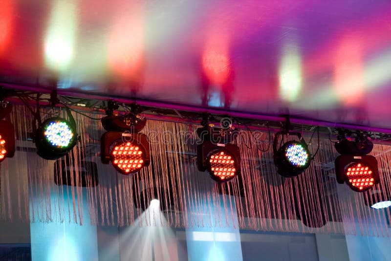 Beautiful stage lighting stock image. Image of pattern - 14421471