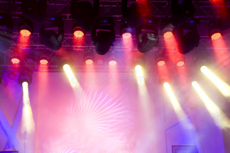 Beautiful stage lighting stock photo. Image of club, beauty - 14421530