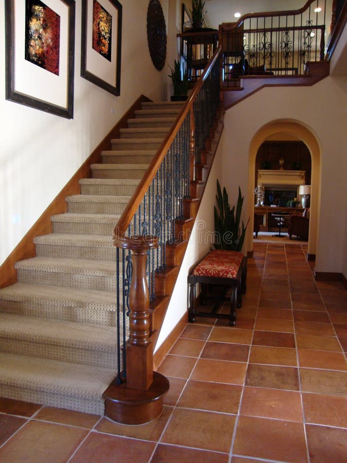 Beautiful Staircase stock photo. Image of study, house - 11940362