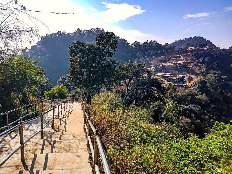Beautiful Stairs on Mountain Range Awesome Image Stock Image - Image of ...