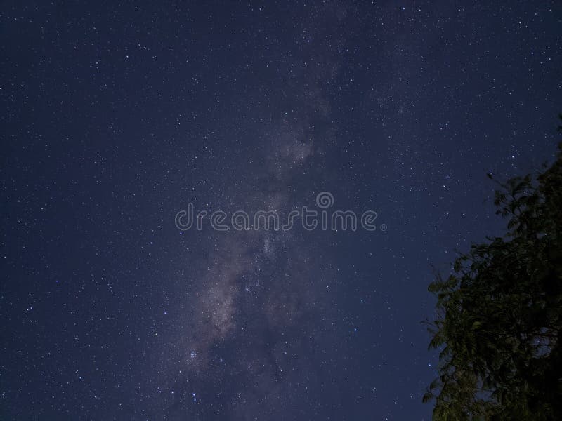 Beautiful Star Ocean with Milky Way Galaxy Stock Image - Image of ...