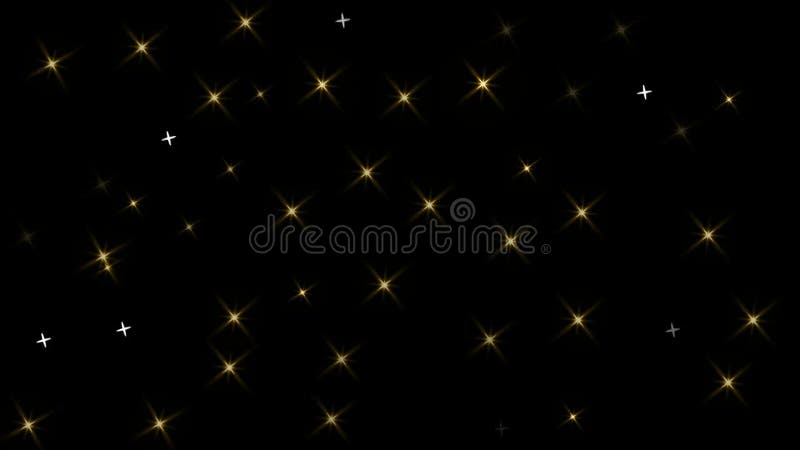 Beautiful Star Particle Loop Animation Transparent Background with an ...