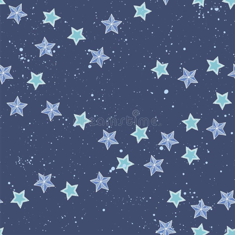 A Beautiful Star Pattern Wall Paper with White Background Stock ...