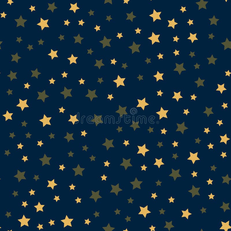 Beautiful Star Seamless Pattern Stock Vector - Illustration of pattern ...
