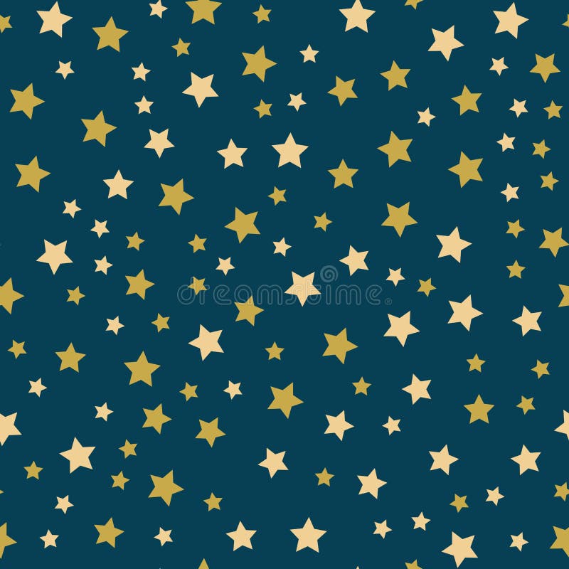 Beautiful Star Seamless Pattern Stock Vector - Illustration of seamless ...