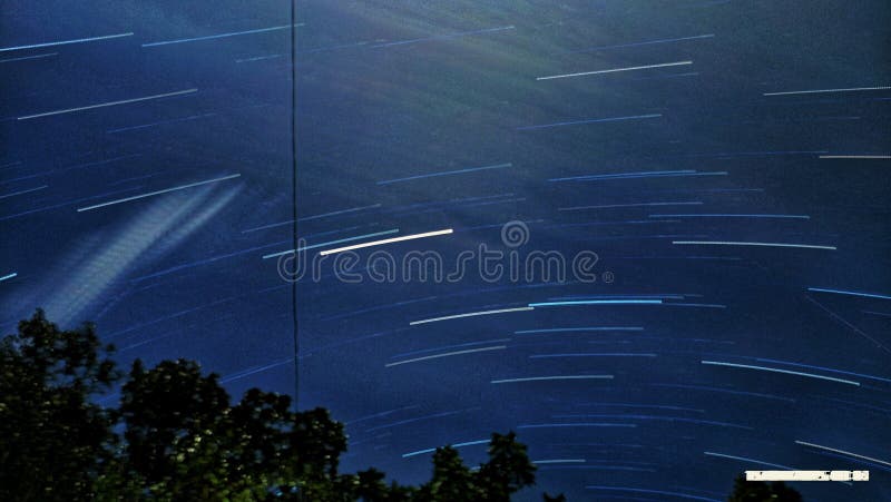 A Beautiful Star Sight in a Cloudy Night Stock Image - Image of night ...