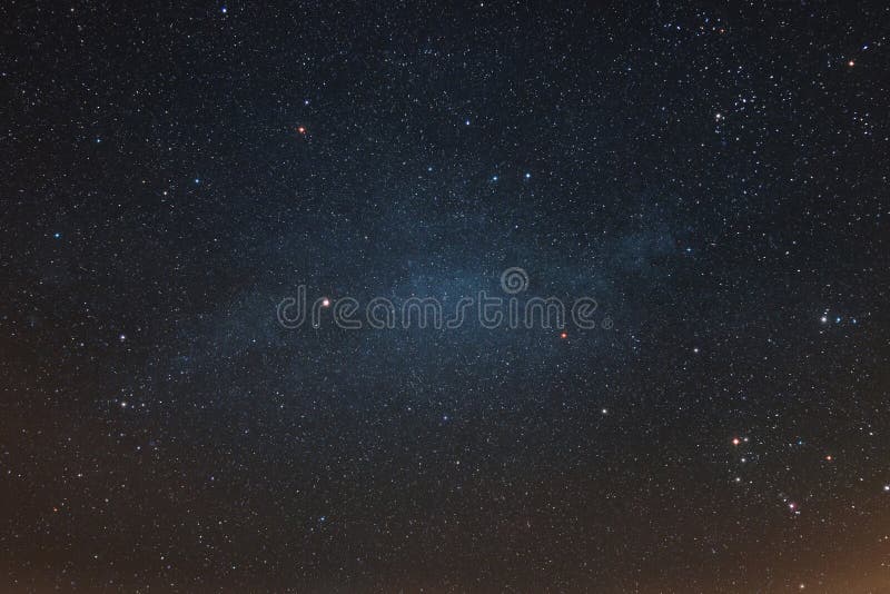 Beautiful Starry Sky with Stars, Planets, and Constellations. Amazing ...