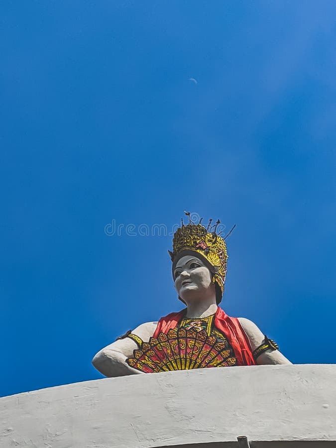 The Beautiful Statue of Gandrung Dancer, the Icon from Banyuwangi, East ...