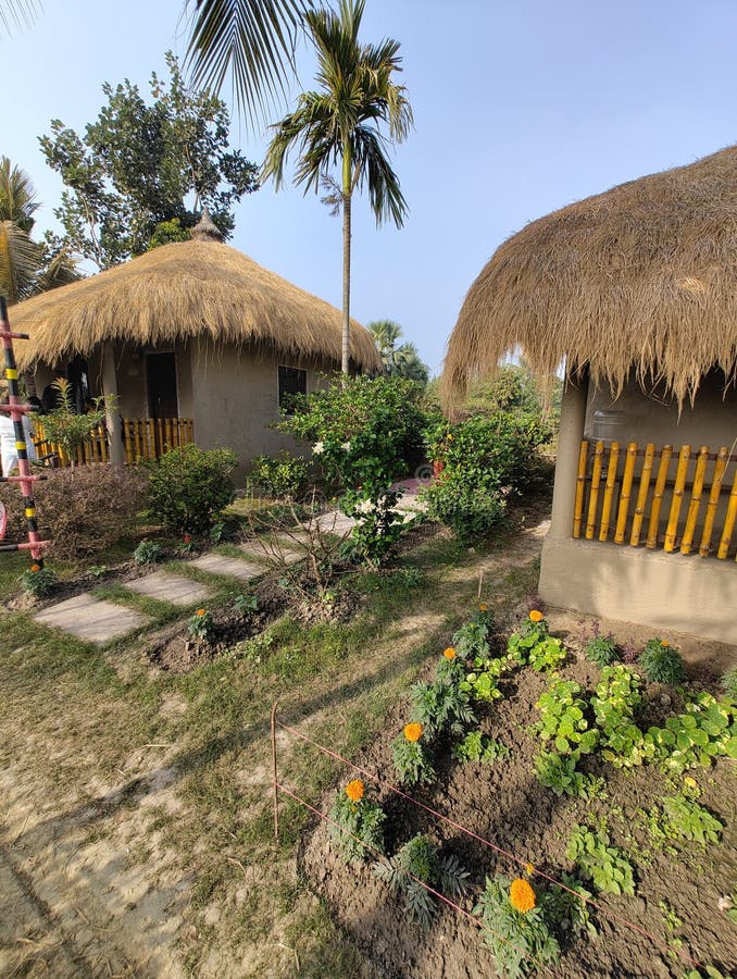 Beautiful Staycation in the Rural India Stock Photo - Image of yard ...