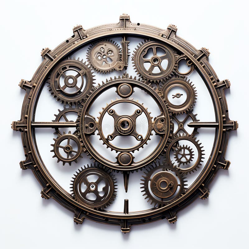 Beautiful Steampunk Frame Clipart Illustration Stock Illustration ...