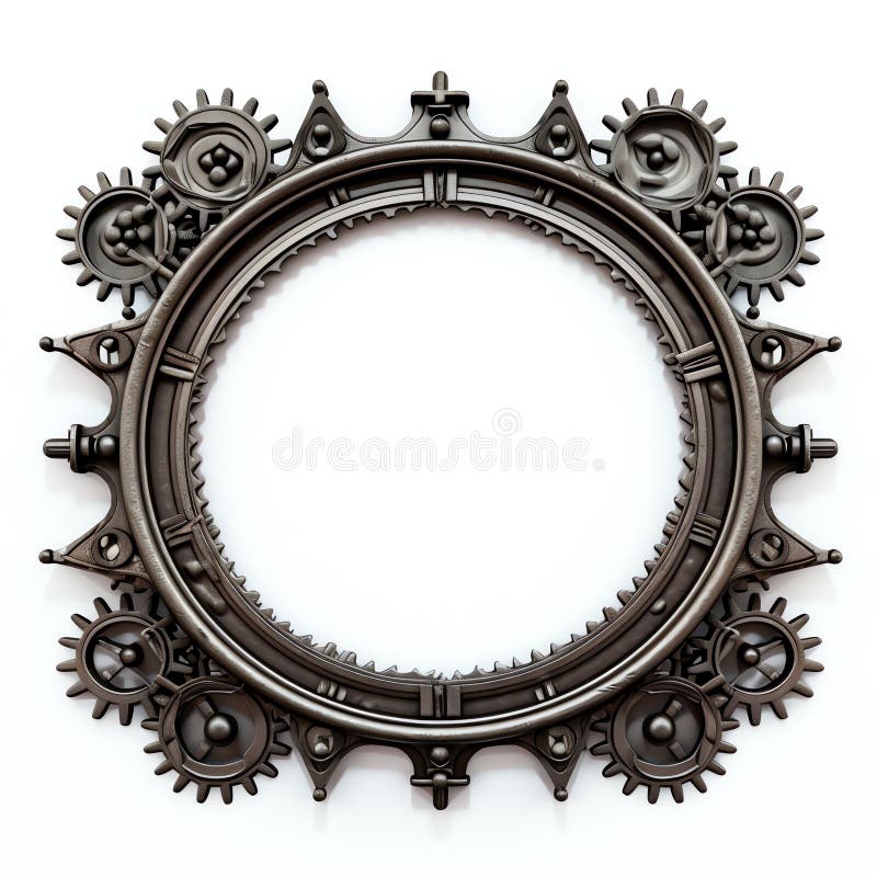 Beautiful Steampunk Frame Clipart Illustration Stock Illustration ...