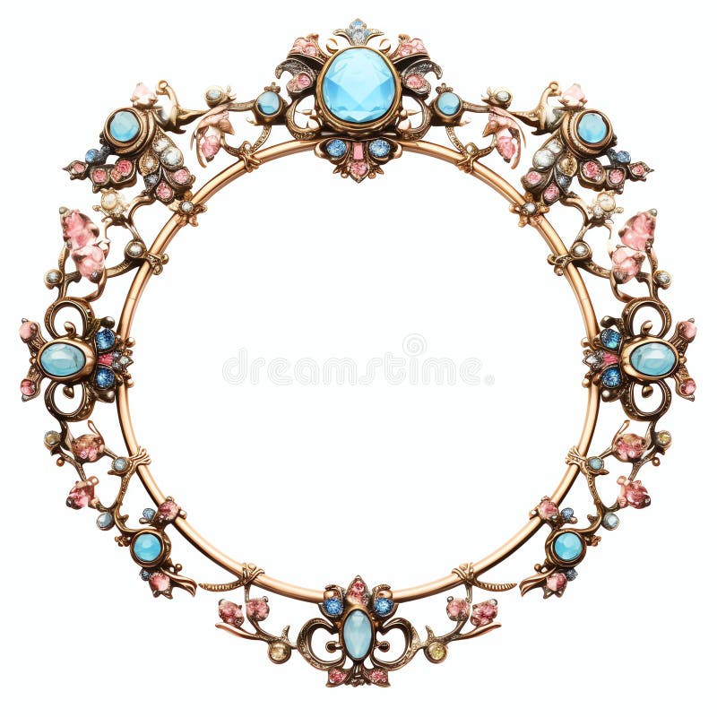 Beautiful Steampunk Frame Clipart Illustration Stock Illustration ...