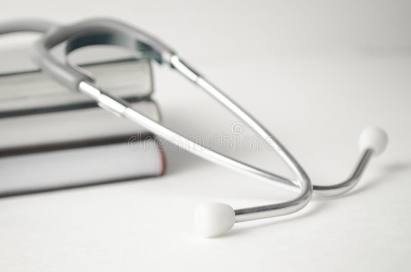 Beautiful Stethoscope on Book. Medical Concept Stock Image - Image of ...