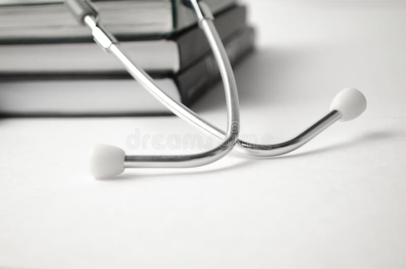Beautiful Stethoscope on Book. Medical Concept Stock Photo - Image of ...