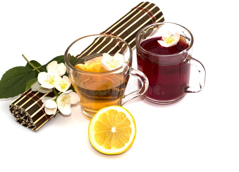 Beautiful Still Life with Yellow and Red Drinks Stock Photo - Image of ...