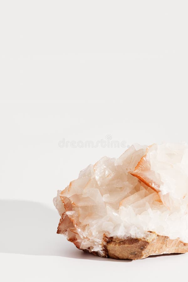 Beautiful Stone Calcite Mineral. Natural Translucent Gemstone Solid ...