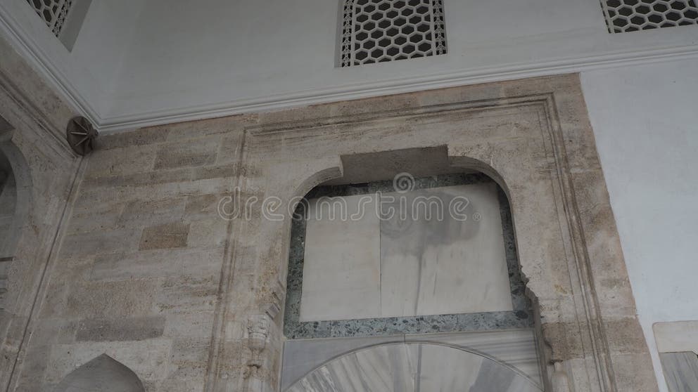 Beautiful Stone Design on the Wall of Topkapi Palace Editorial ...