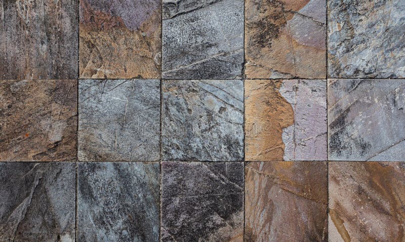 Beautiful Stone Floor Grid of Squares, Arquitecture Background. Stock ...